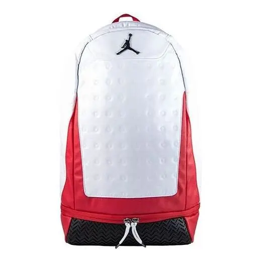 JORDAN Air Retro 13 Backpack - White/red