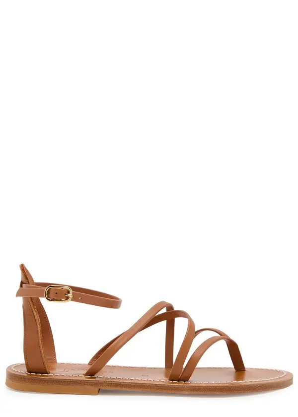 K.JACQUES Epicure Cross-over Leather Sandals