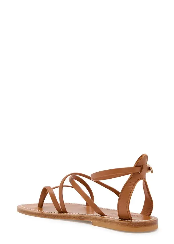 K.JACQUES Epicure Cross-over Leather Sandals