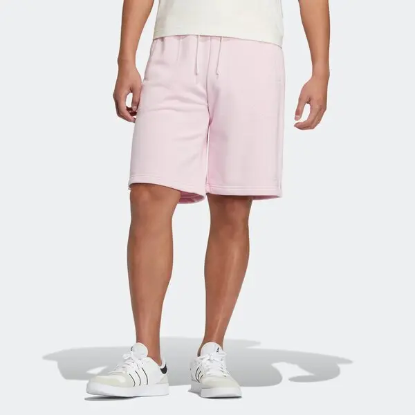 Adidas Neo Solid Color Lacing Casual Straight Shorts