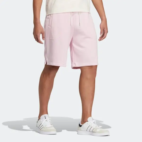 Adidas Neo Solid Color Lacing Casual Straight Shorts