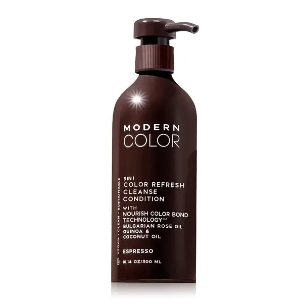 MODERN COLOR 3-in-1 Hair Color Refresh + Cleanse + Condition Espresso - Brown