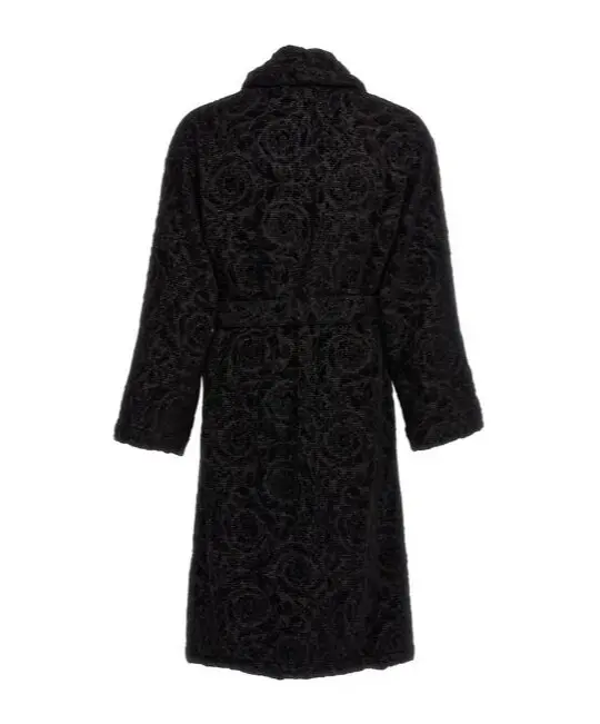 Versace All-over Baroque Shawl Lapels Bathrobe