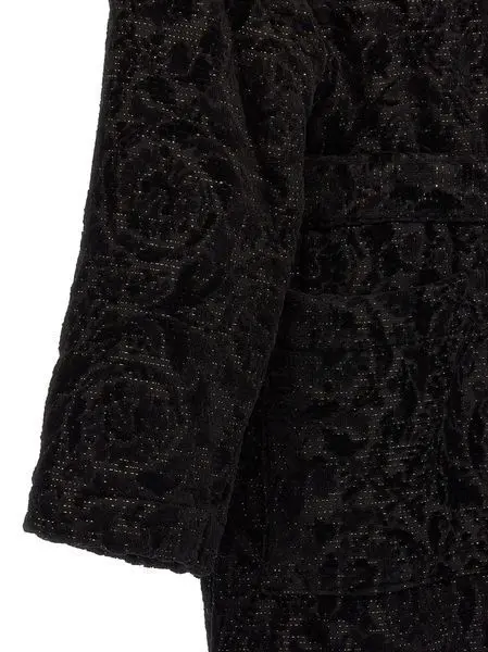 Versace All-over Baroque Shawl Lapels Bathrobe