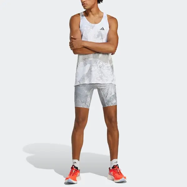 Adidas Adizero Singlet 'white Grey