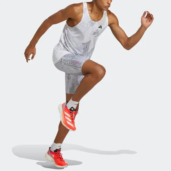 Adidas Adizero Singlet 'white Grey