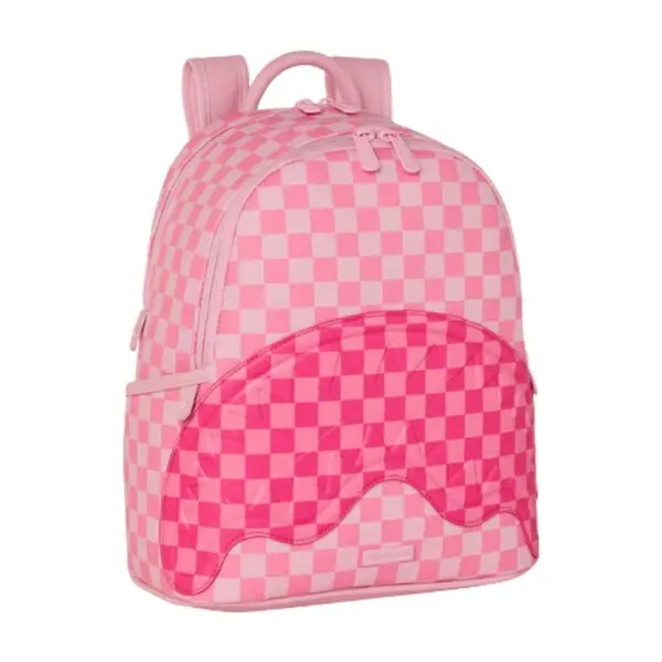 SPRAYGROUND Patchwork Backpack - Pink