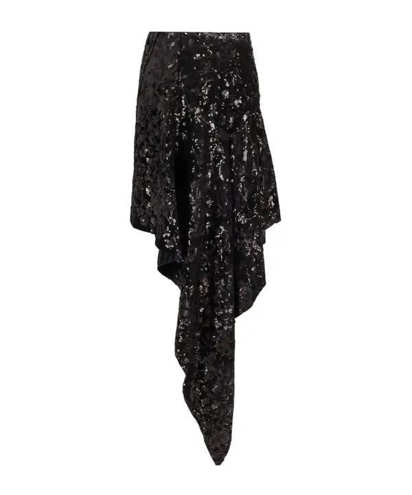 NICCOLO PASQUALETTI Cascata Sequined Skirt