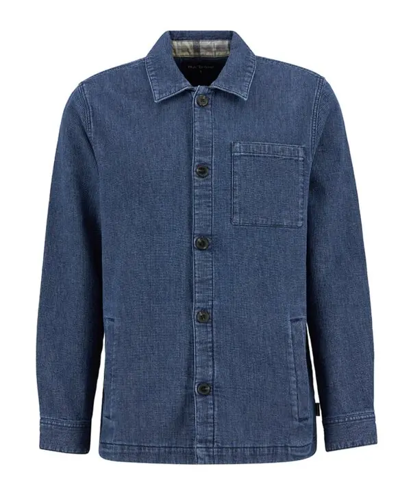 Barbour Aickmen Textured Denim Overshirt