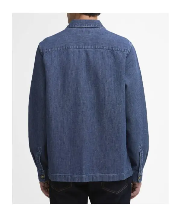 Barbour Aickmen Textured Denim Overshirt