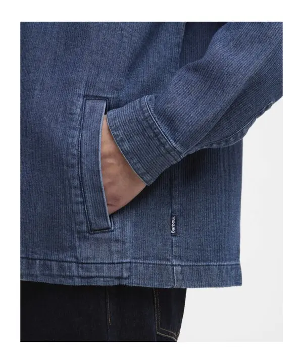 Barbour Aickmen Textured Denim Overshirt