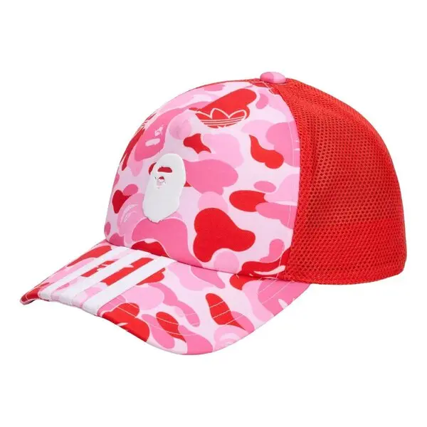 Adidas X Bape Trucker Cap - Clear Pink