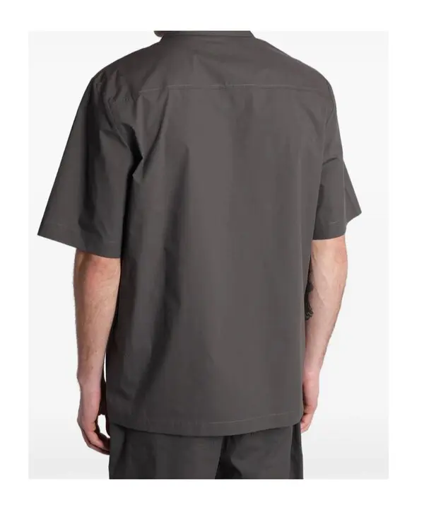 ROBERTO COLLINA Short-sleeved Buttoned Shirt