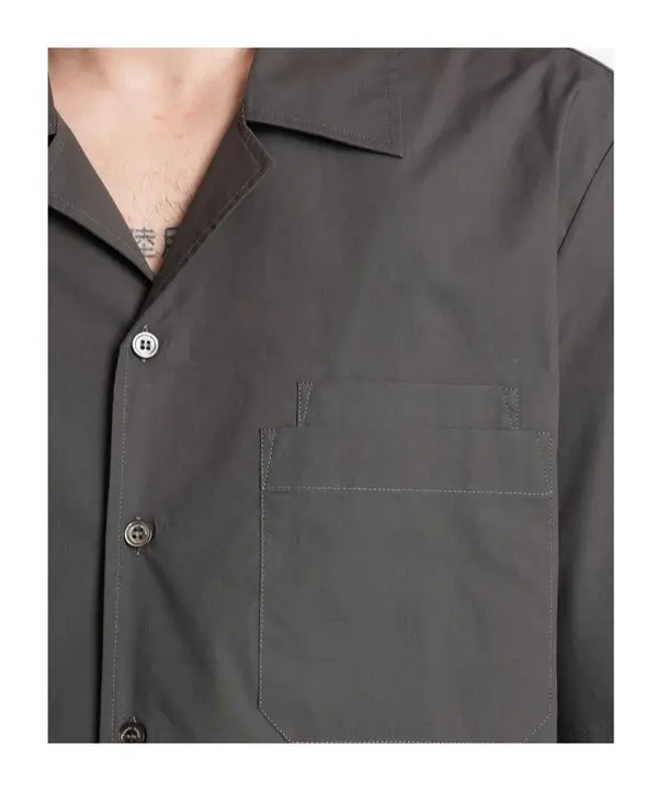 ROBERTO COLLINA Short-sleeved Buttoned Shirt