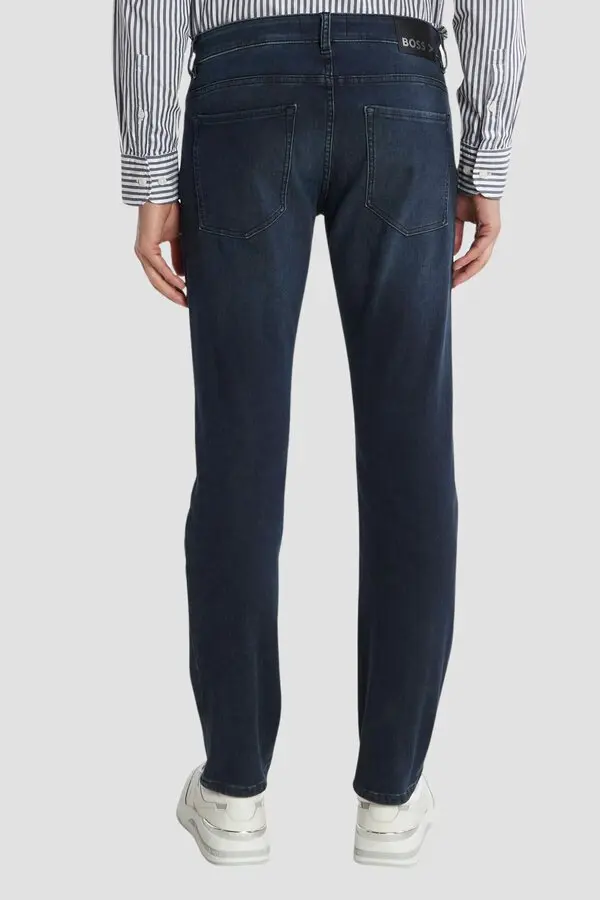 Hugo Boss Slim-fit Cotton Jeans - Blue