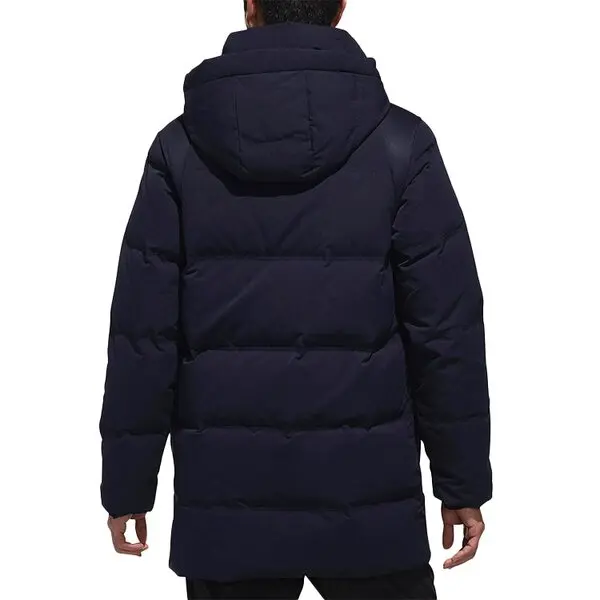 Adidas Down Feather Hooded Mid-length Jacket