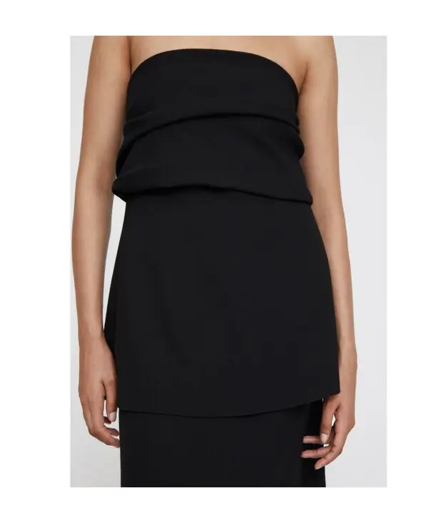 TOTEME Strapless Flared Top