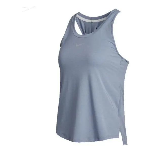 Nike Dri-fit One Luxe Standard Training Tank - Blue