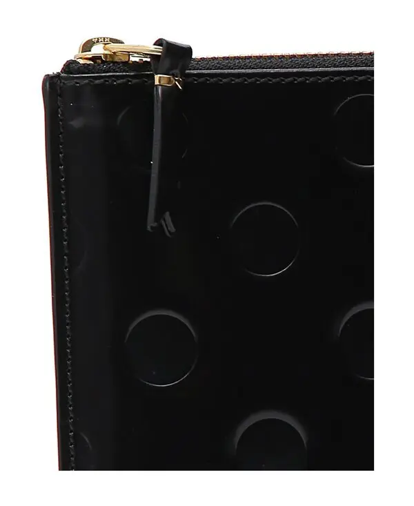 Comme Des Garçons Comme Des Garons Wallet Dot Embossed Zipped Wallet