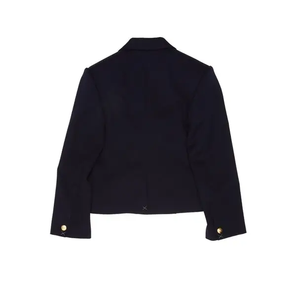 Celine Diagonal Wool Double-breasted Blazer