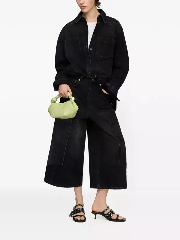 GANNI Broderie Anglaise Denim Shirt