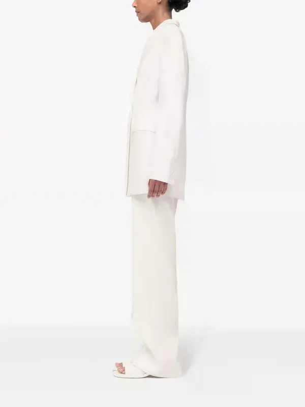 Another Tomorrow Double-breasted Blazer