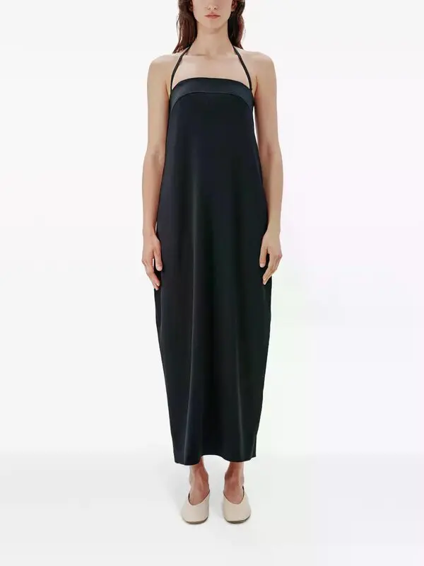 Another Tomorrow Cocoon Halterneck Maxi Dress