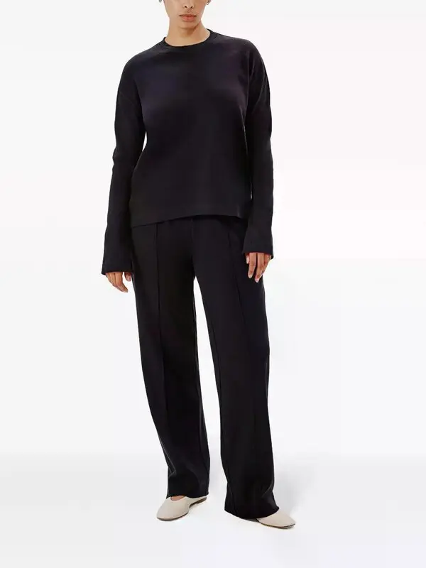 Another Tomorrow Seamed Cotton T-shirt
