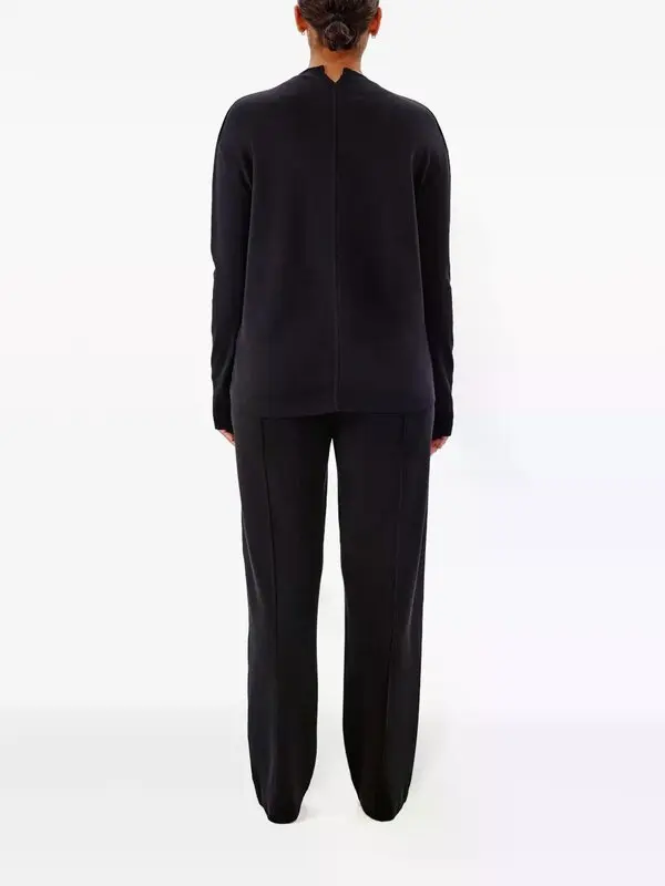 Another Tomorrow Seamed Cotton T-shirt