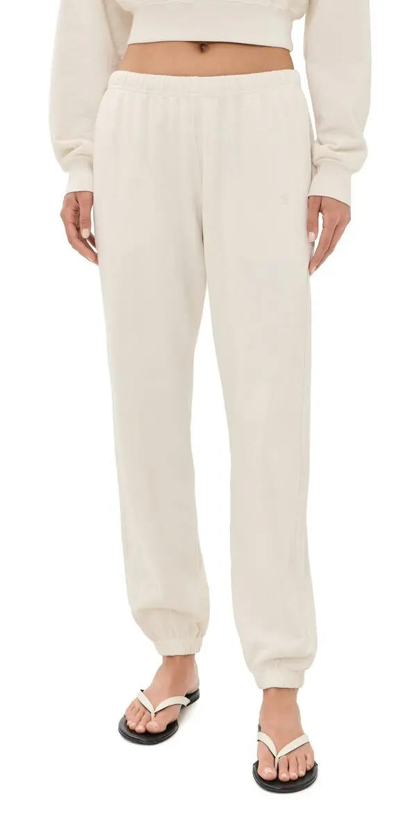 Eterne Boyfriend Pocket Sweatpants In French Terry - Bone