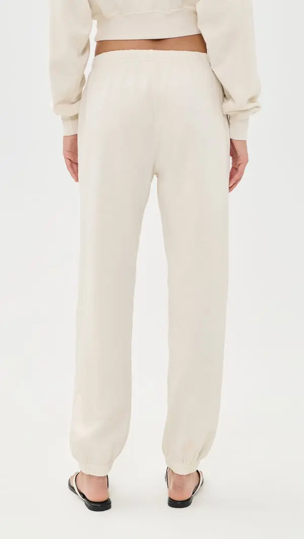 Eterne Boyfriend Pocket Sweatpants In French Terry - Bone