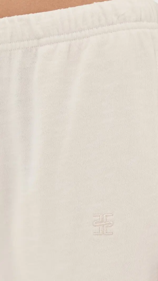 Eterne Boyfriend Pocket Sweatpants In French Terry - Bone