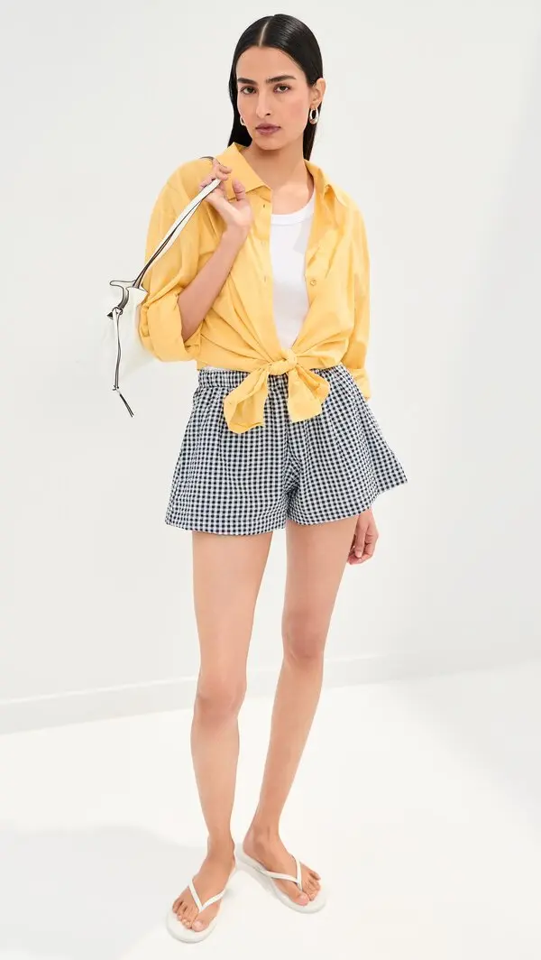 LE BOP Donda Shorts - Navy Check