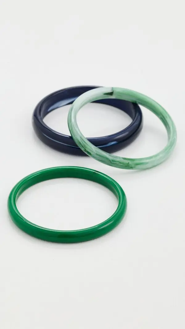 Baublebar Raven Resin Bangle Set