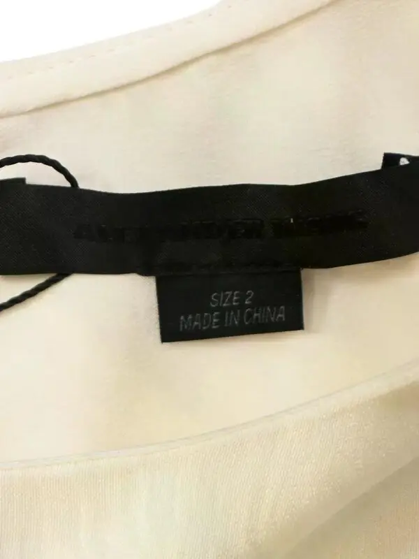 ALEXANDER WANG Cutout Silk Top