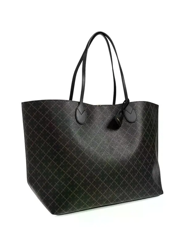 BY MALENE BIRGER Abi Monogram Tote Bag - Black
