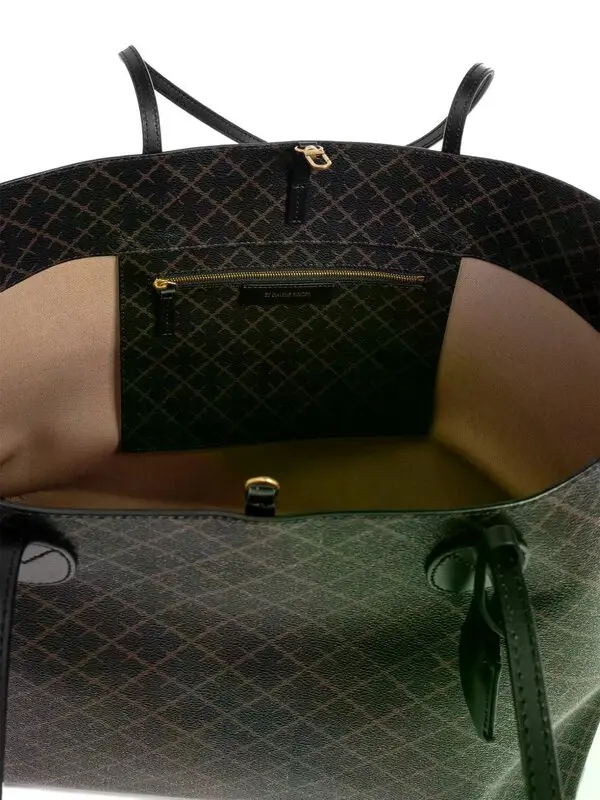 BY MALENE BIRGER Abi Monogram Tote Bag - Black
