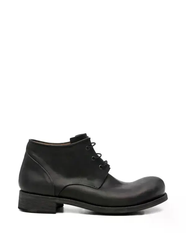 MA+ Upturned Toe Leather Biker Boots