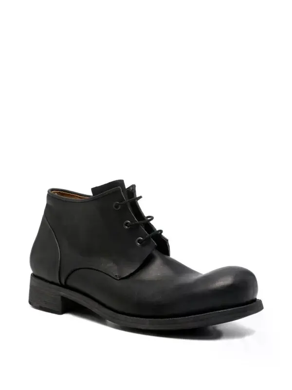 MA+ Upturned Toe Leather Biker Boots