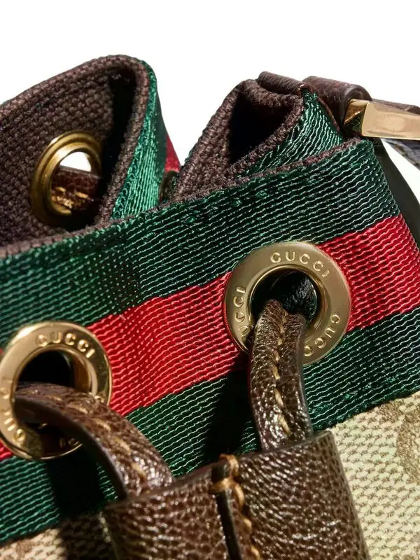 Gucci Gg Supreme Web Bucket Bag