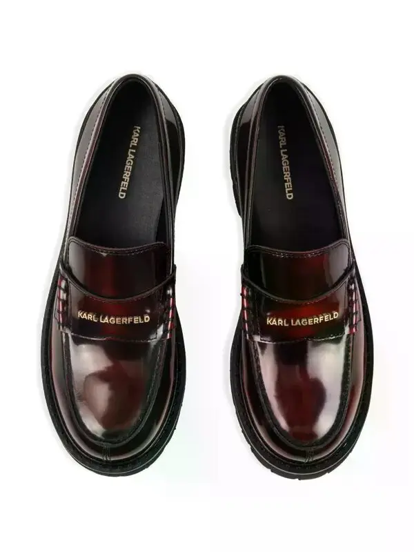 Karl Lagerfeld Lowell Leather Loafers