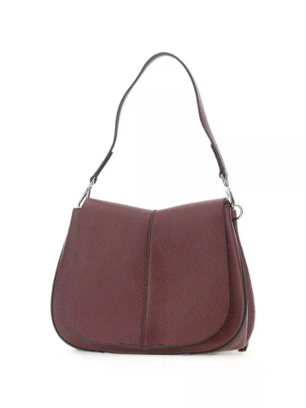 GIANNI CHIARINI Helena Round Leather Shoulder Bag - Red