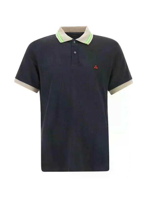 Peuterey Embroidered-logo Piqué Polo Shirt
