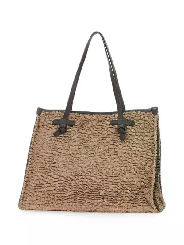 MARCELLA CLUB Faux Fur-effect Tote Bag - Neutrals