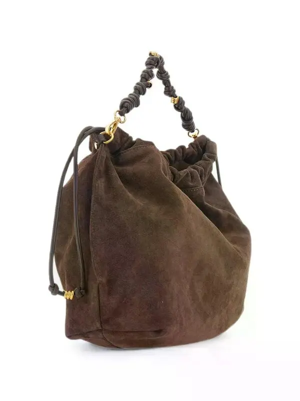 GIANNI CHIARINI Suede Tote Bag - Brown