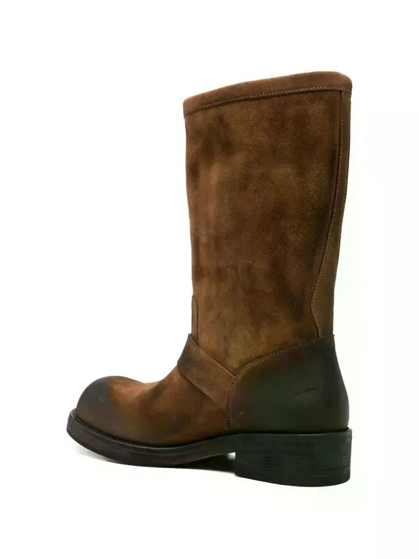 ANN DEMEULEMEESTER Sarith Engineer Boots - Brown