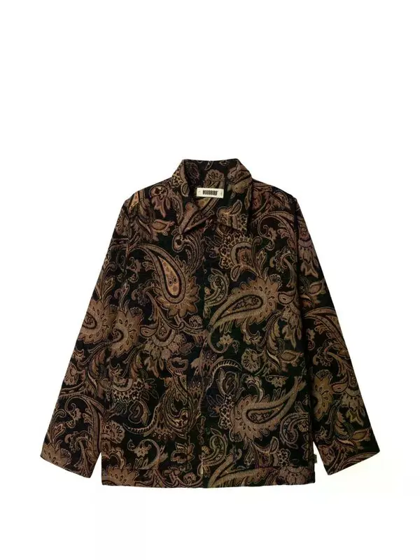 WOODBIRD Blade Rong Paisley-print Shirt Jacket