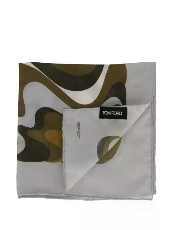 TOM FORD Abstract-print Pocket Square
