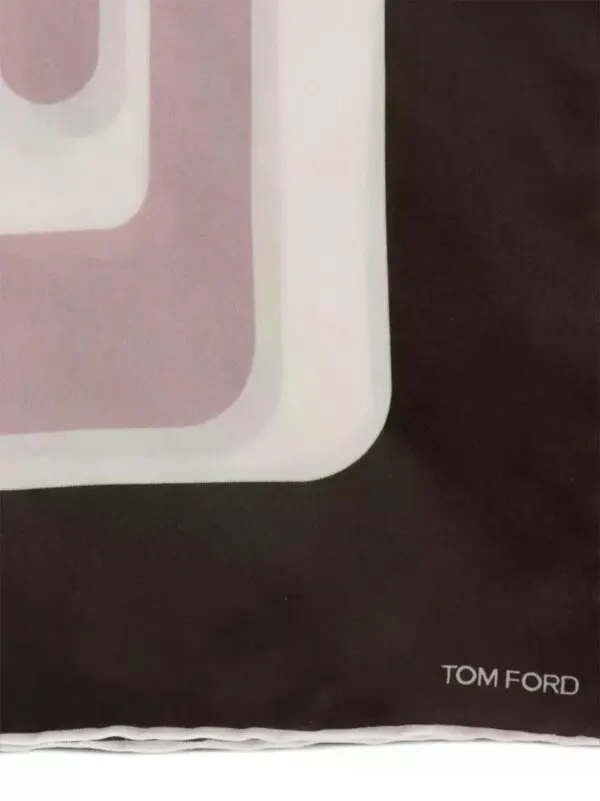 TOM FORD Geometric-print Pocket Square