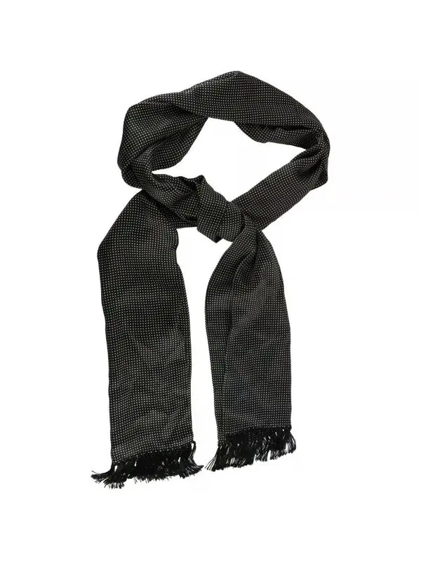 TOM FORD Polka-dot Fringed Scarf